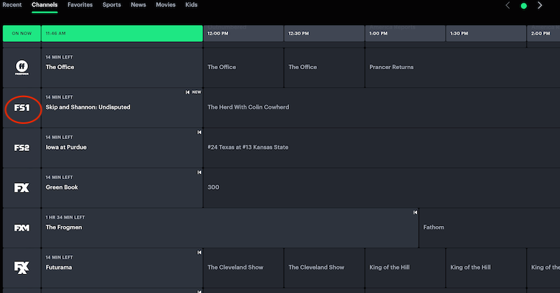 How To Watch FS1 Without Cable